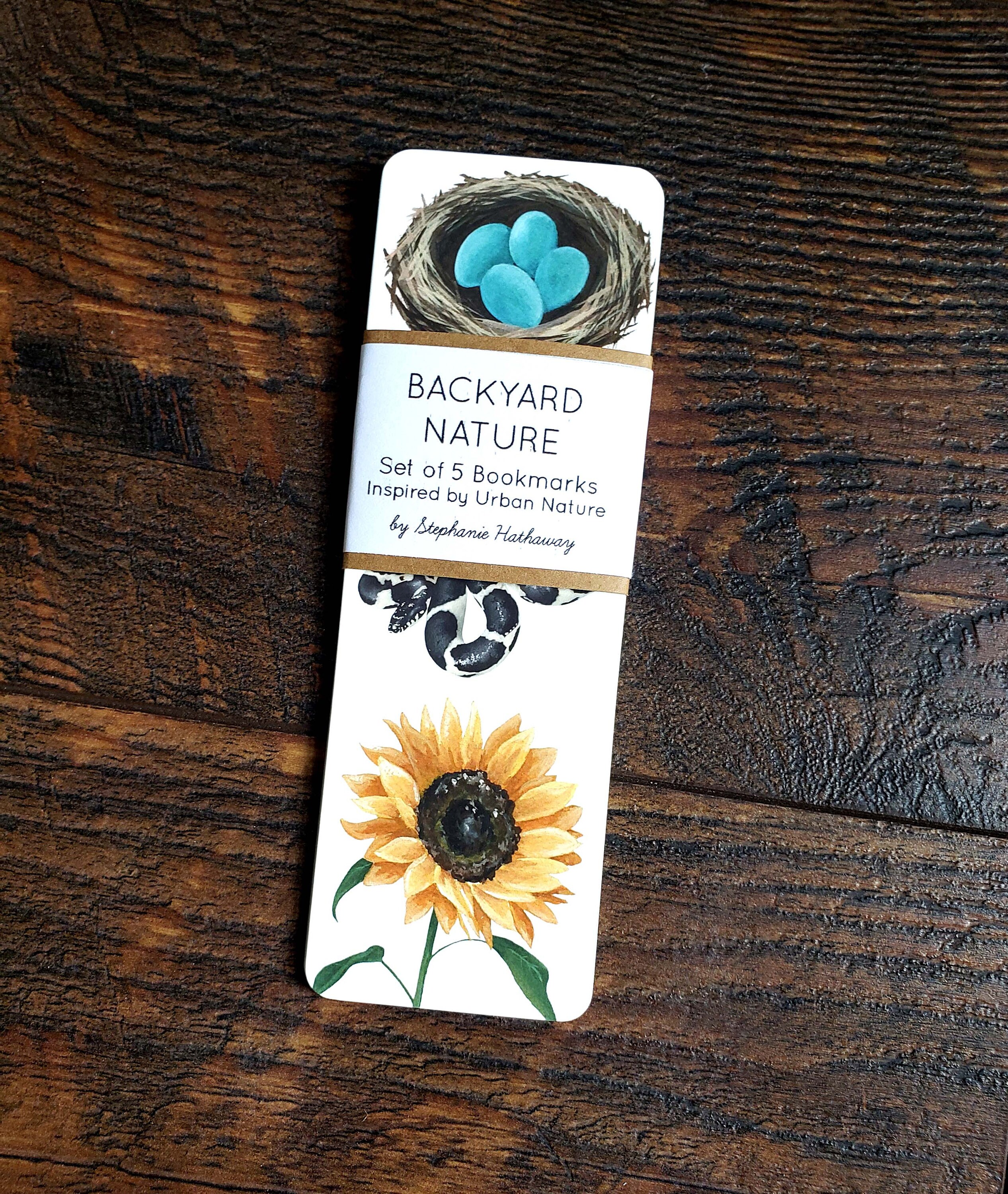 Backyard Nature Bookmarks Set of 6 - Etsy