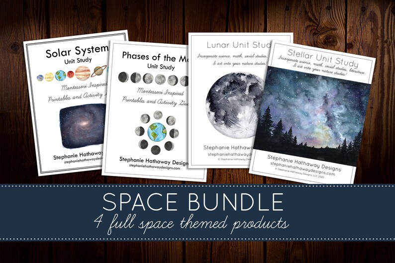 Space Unit Study Bundle - Etsy