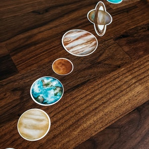 Solar System Sticker Pack - Etsy