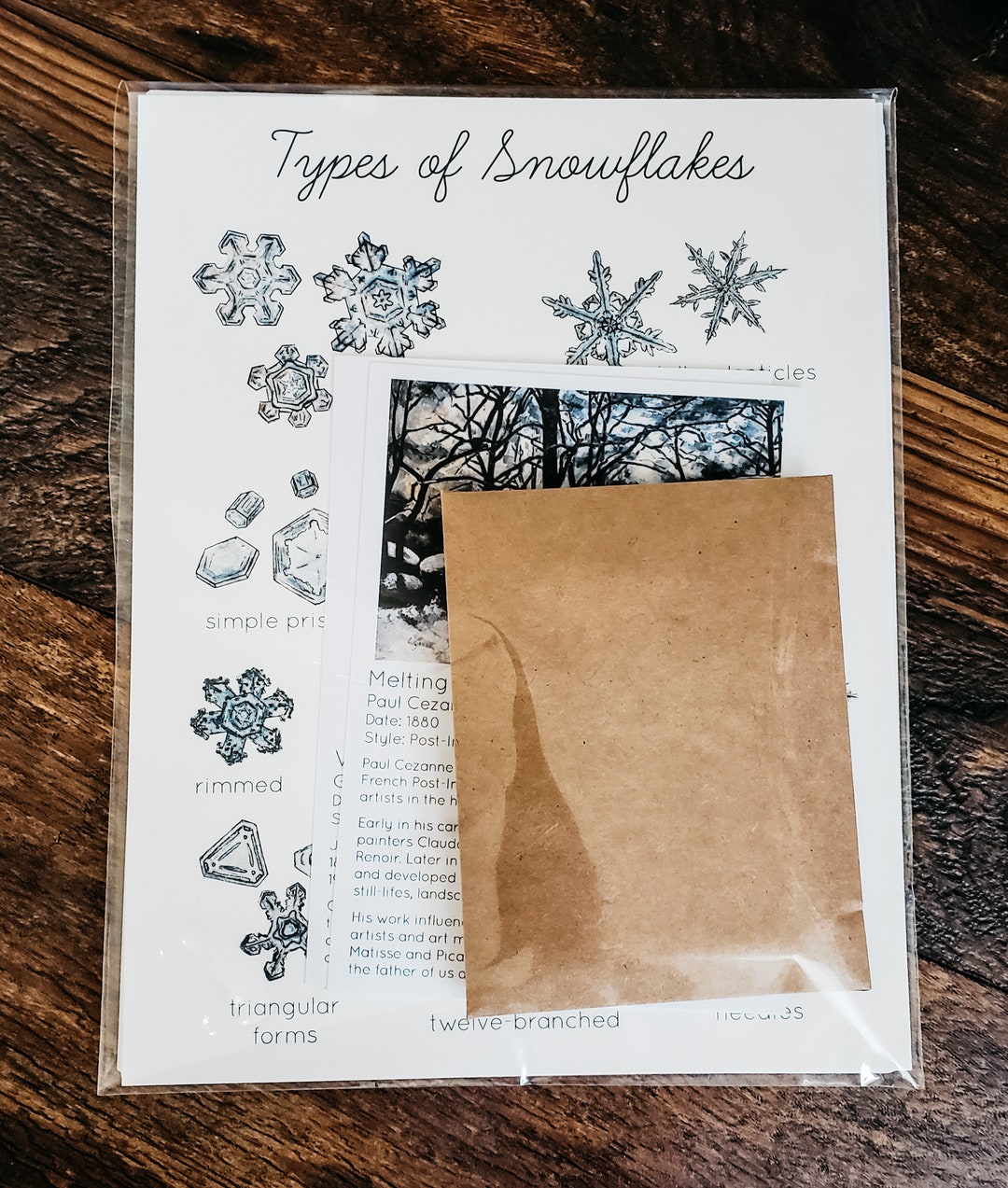 Snow Nature Study Physical Bundle - Etsy