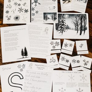 Snow Nature Study Physical Bundle - Etsy