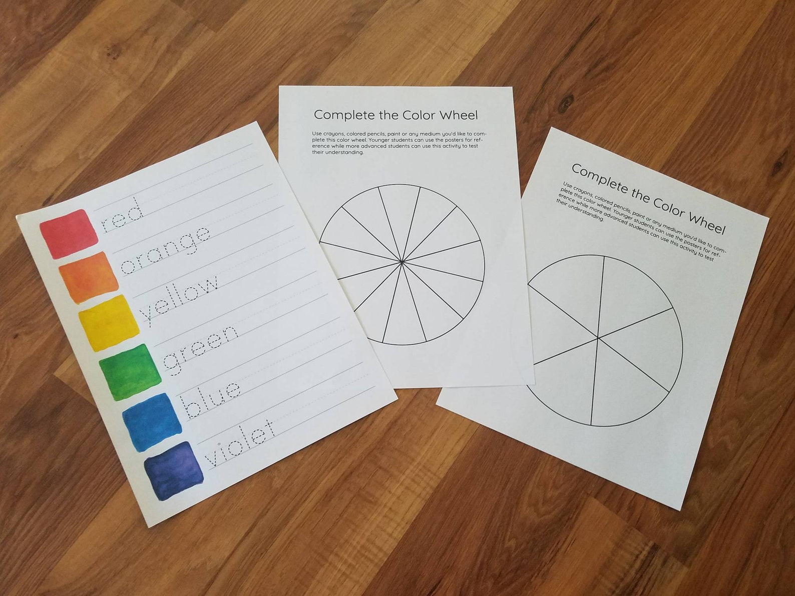 Color Theory Unit Study | Etsy