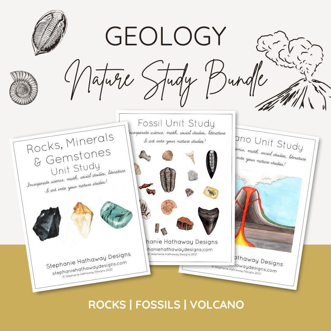 Geology Nature Study Bundle - Etsy