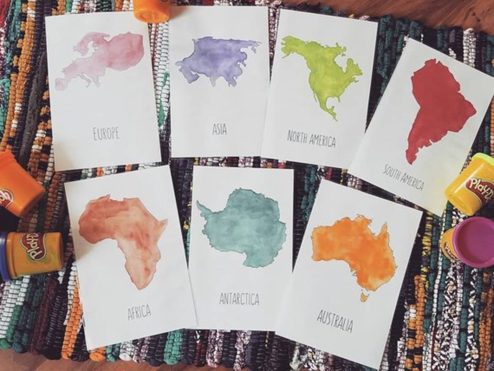 7 Continents Curriculum Bundle - Etsy