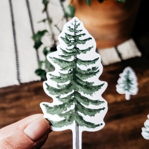 Evergreen Tree Sticker - Etsy
