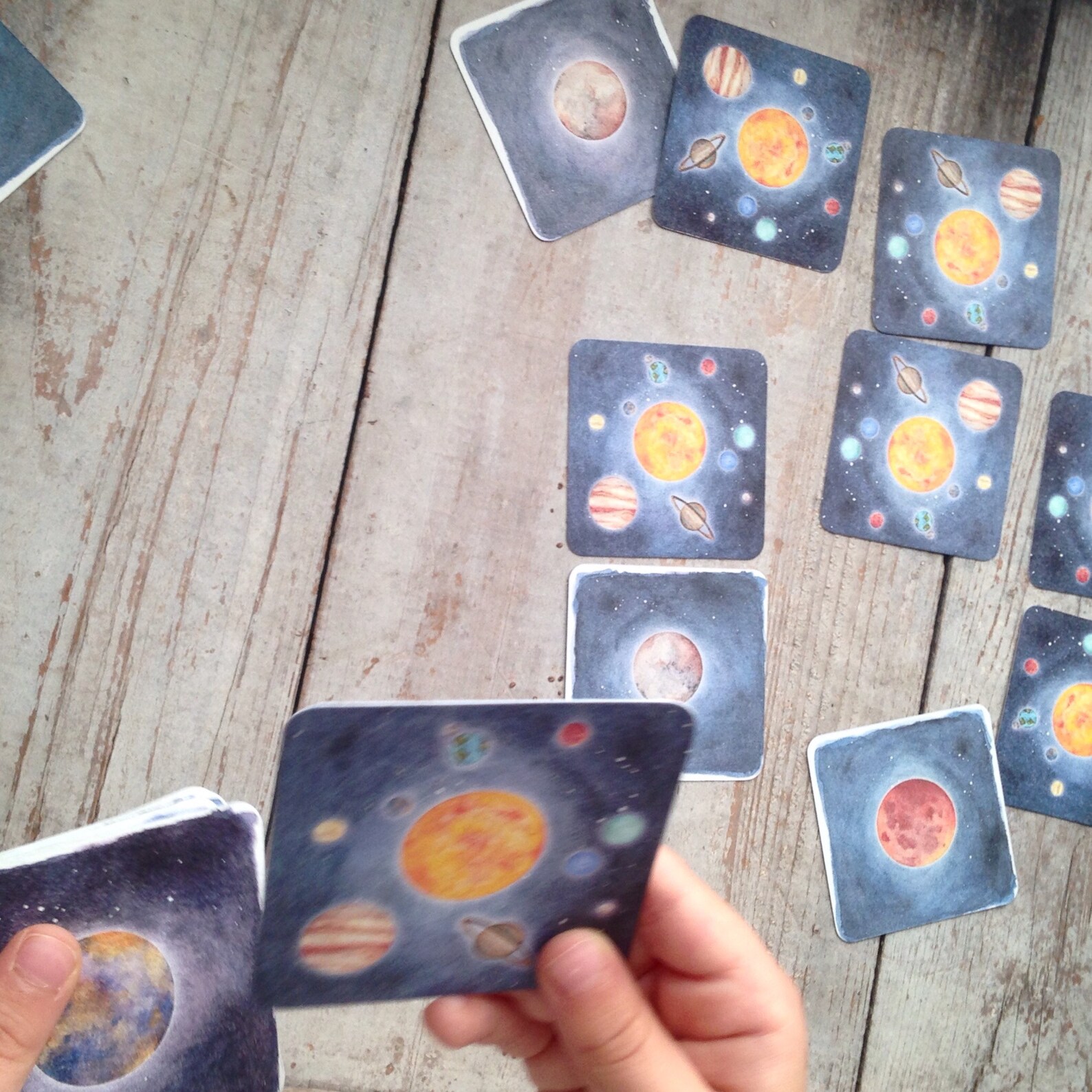 Solar System Memory Matching Game Educational Game | Etsy