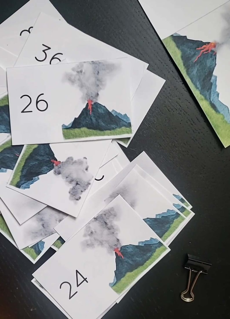 Volcanic Eruption Flip Book - Etsy