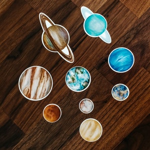 Solar System Sticker Pack - Etsy