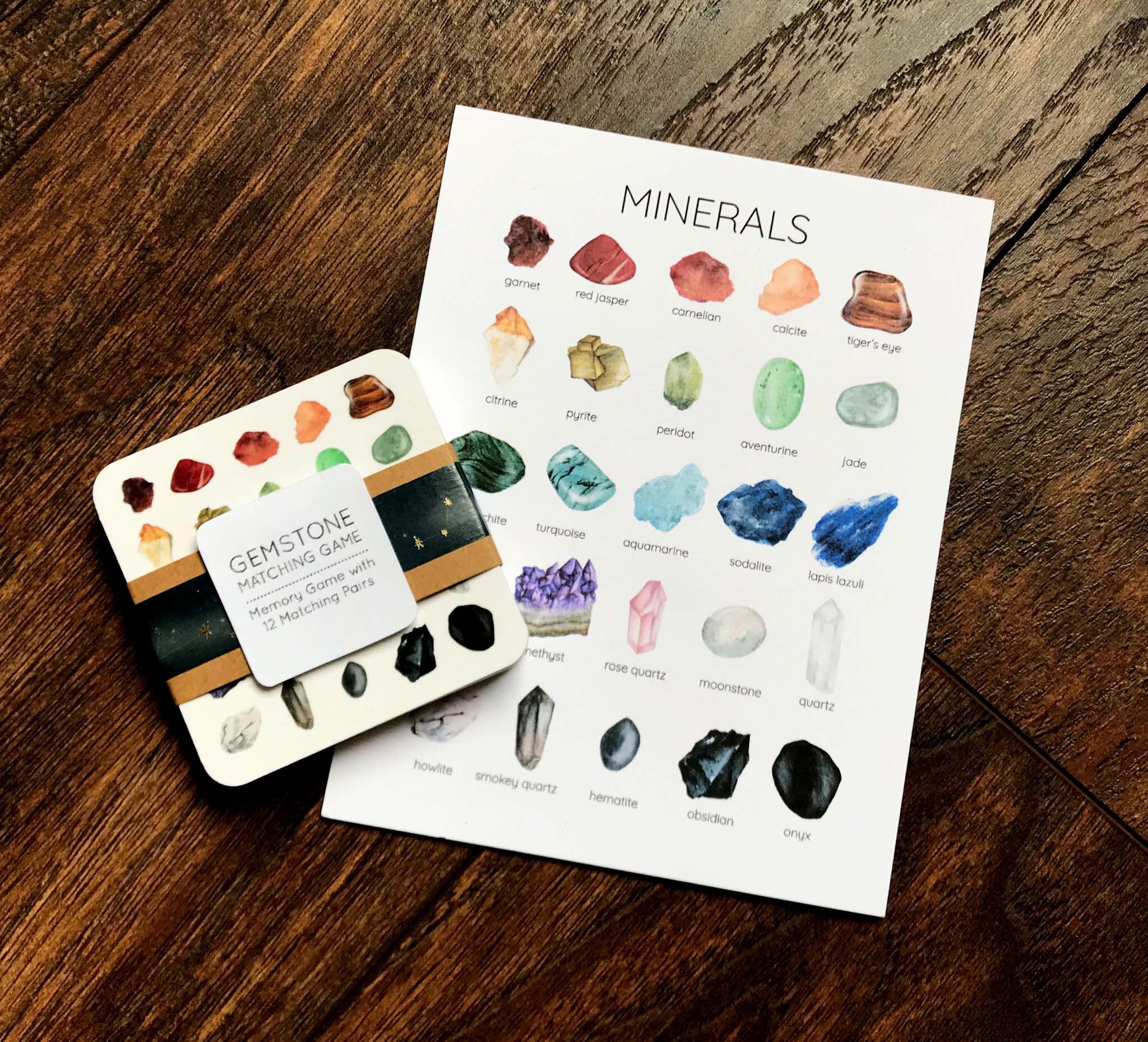 Gemstone Matching Game — Stephanie Hathaway Designs
