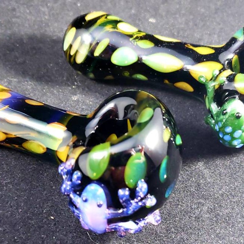 Purple Glass Pipe - Etsy