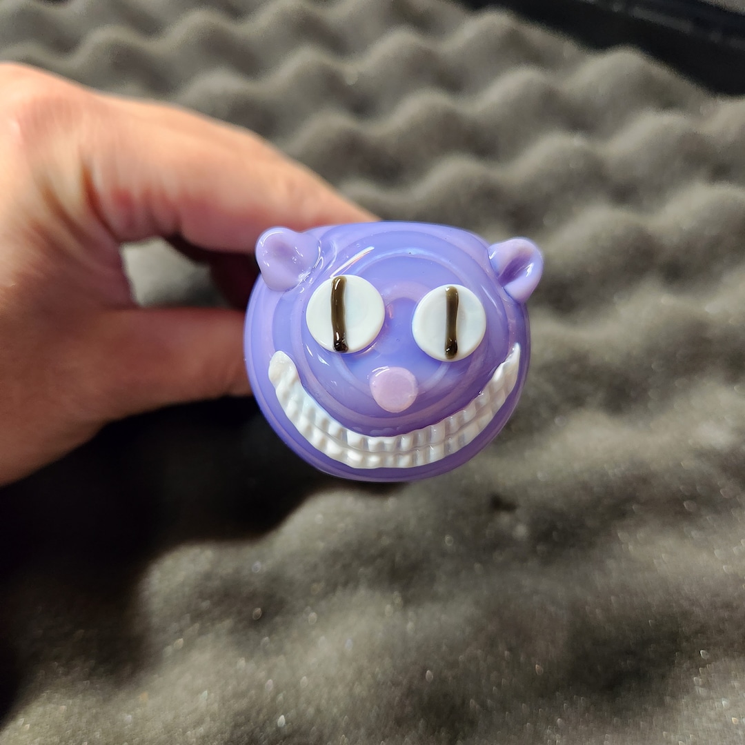 Cheshire Cat Pipe / Glass Smoking Pipe / Kitty / Animal / Pet ...