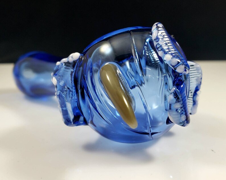 Shark Fin Glass Pipe / Wave Bowl / Ocean Pipe / Sea Bowl / - Etsy