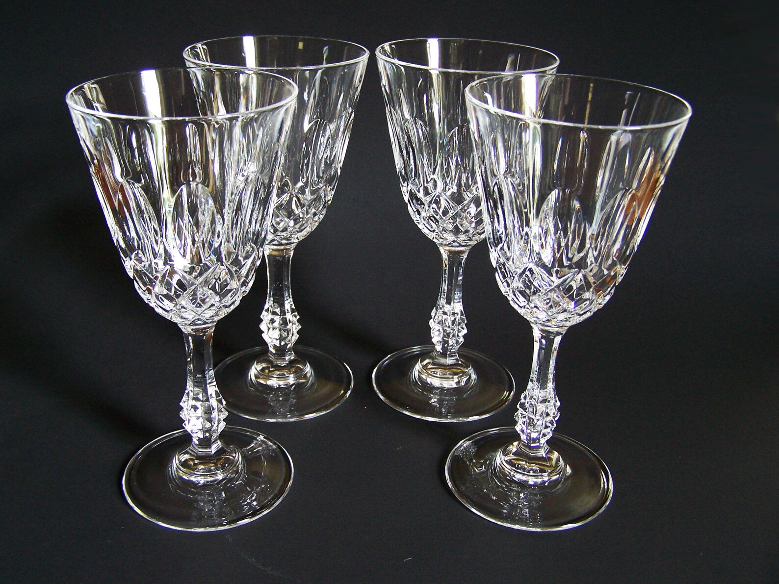 Royal Crystal Rock Water Glasses 7 Linea Medici | Etsy