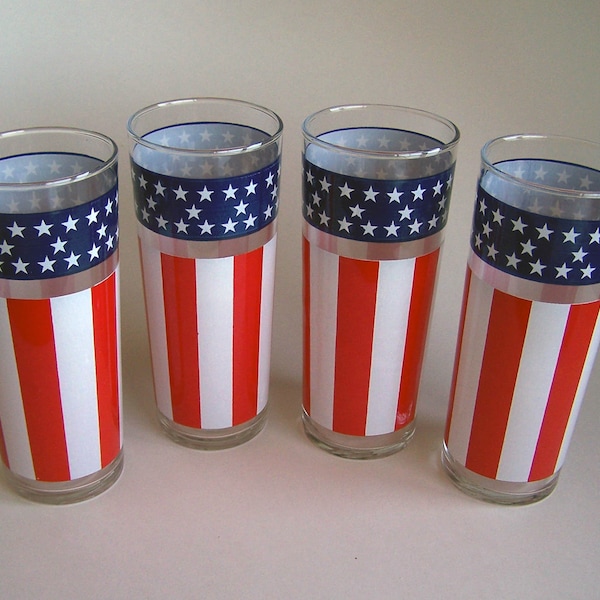 Patriotic Glassware - Etsy
