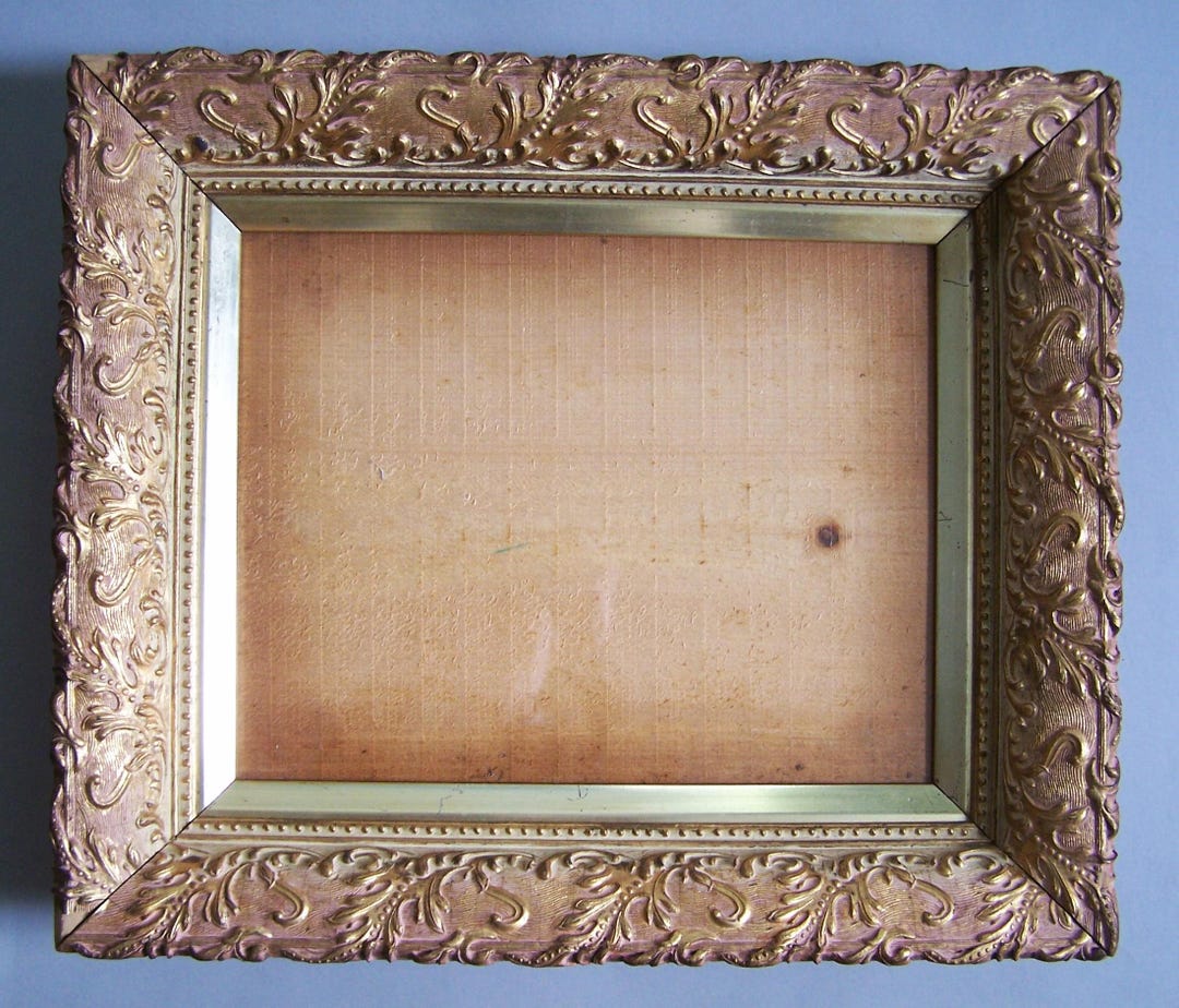 Victorian Picture Frame From the 1800s - Gilt/gold Leaf Accented - for ...