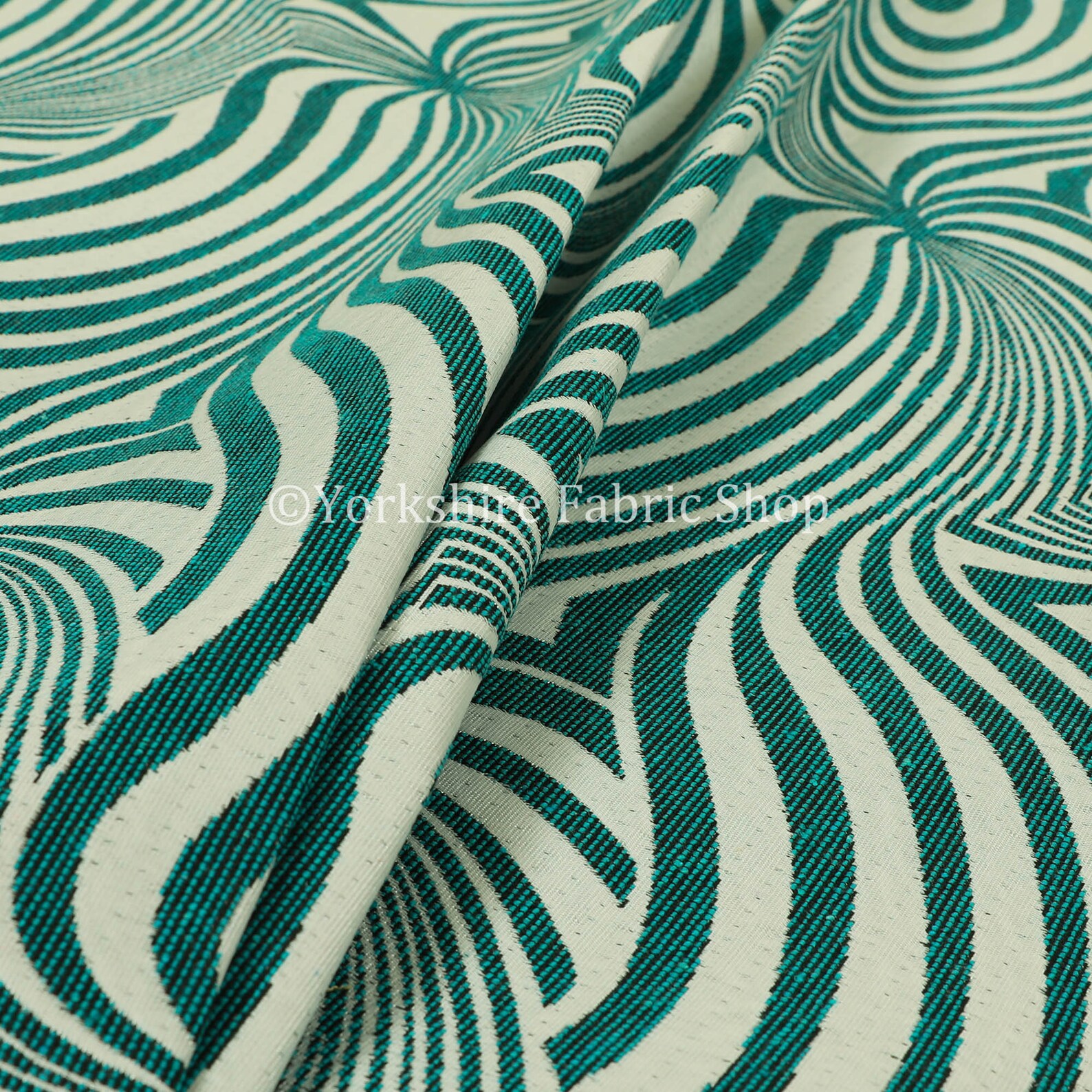 Modern Funky Stripe Zebra Style Design Teal White Lightweight - Etsy UK