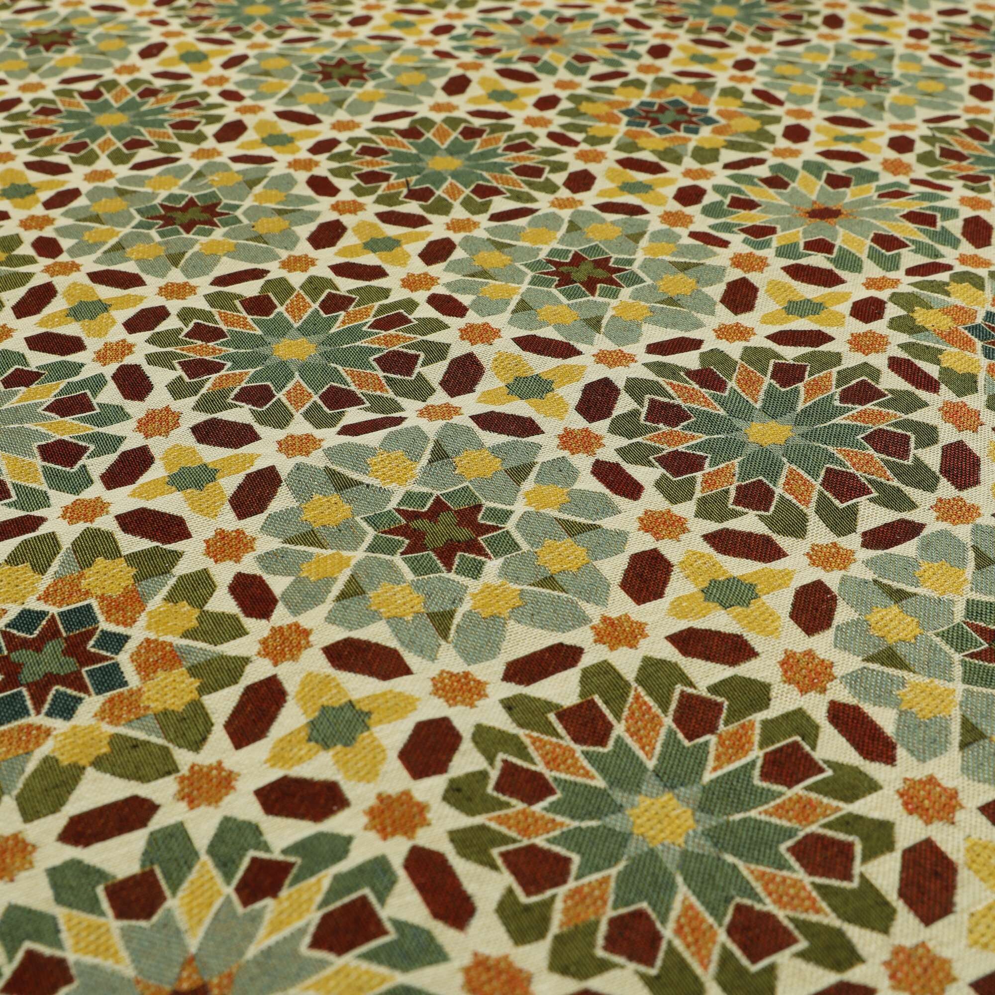 New Geometric Colourful Star Pattern Red Blue Green Jacquard - Etsy