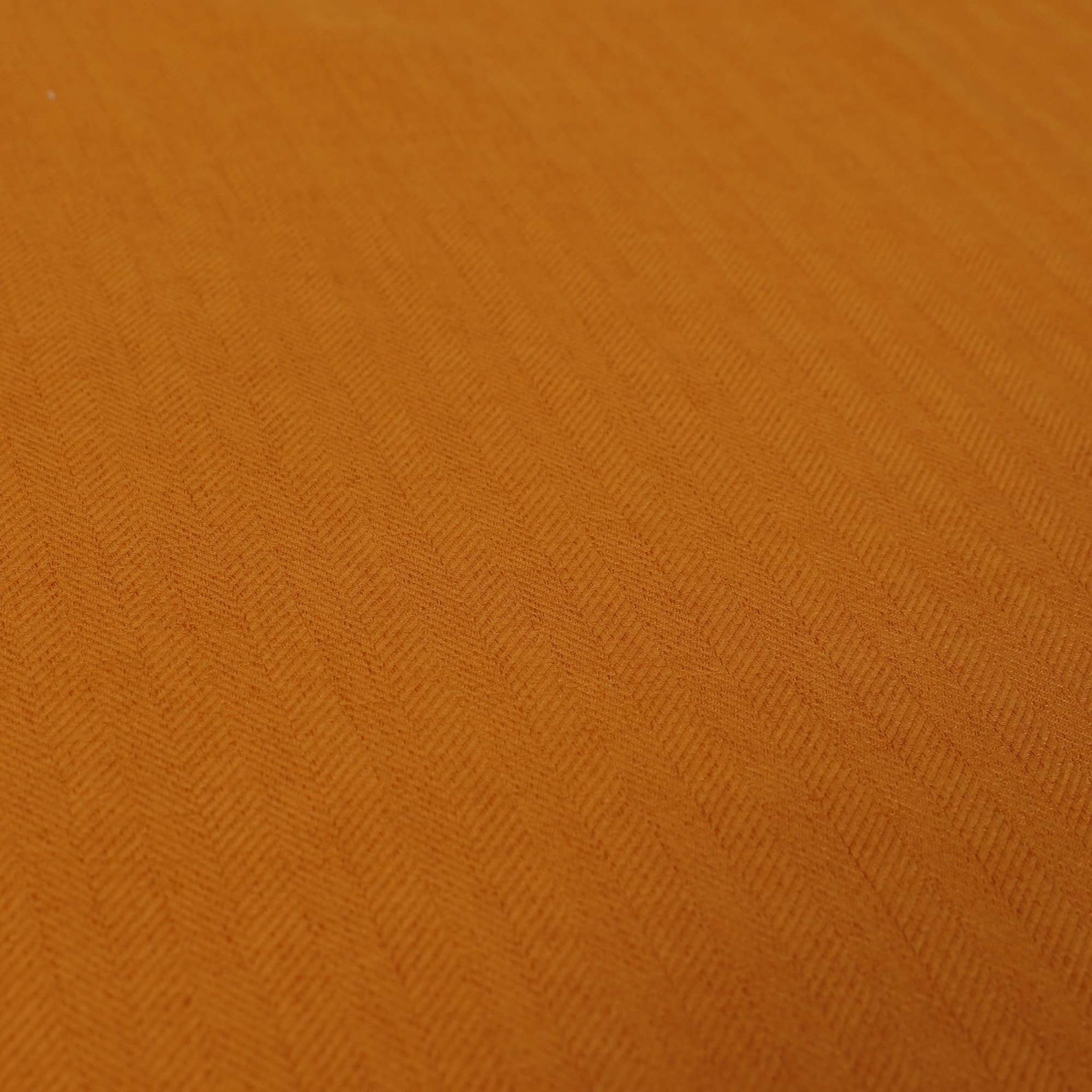 New Furnishing Fabrics Orange Herringbone Chenille Textured Hardwearing ...