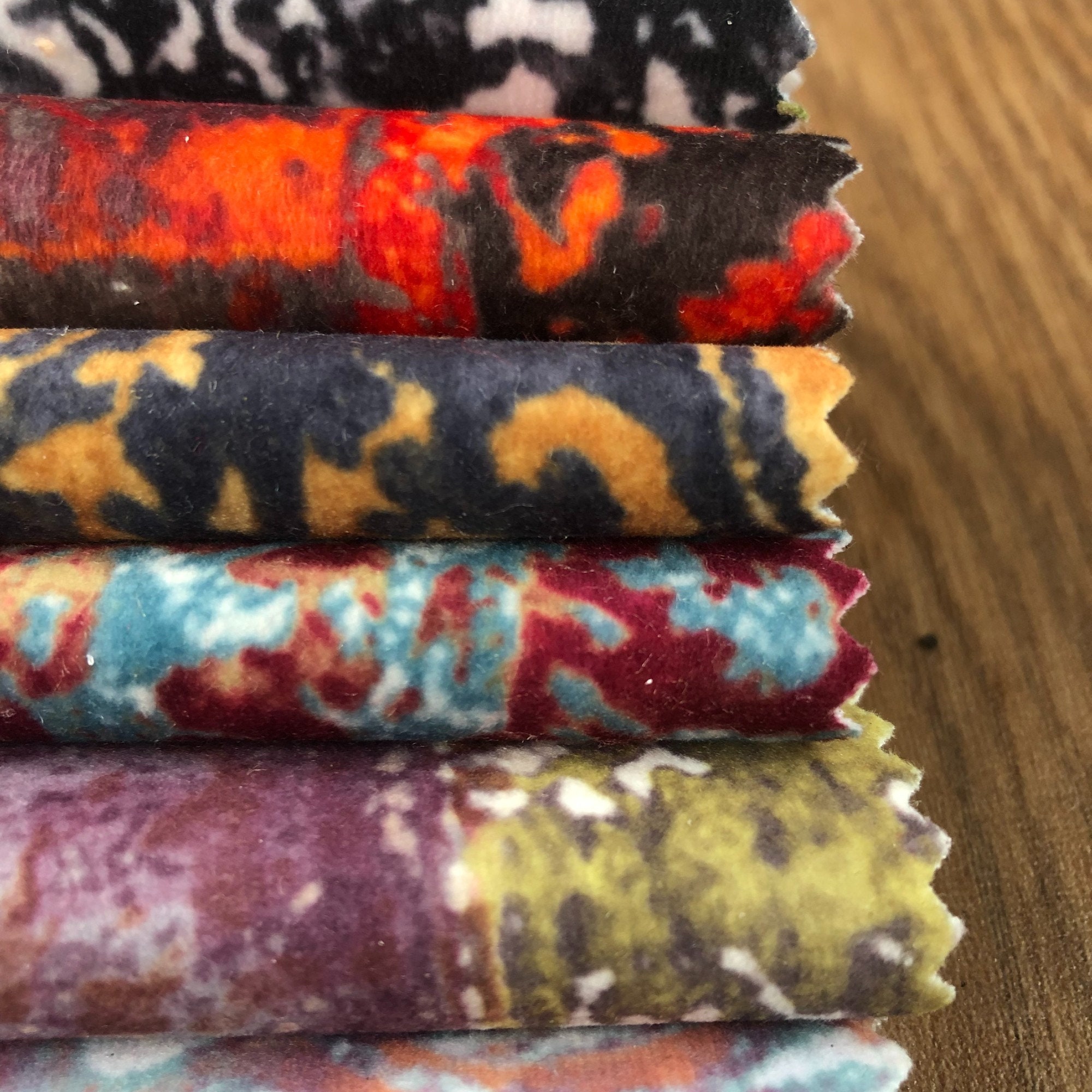 Velvet Patchwork Fabric
