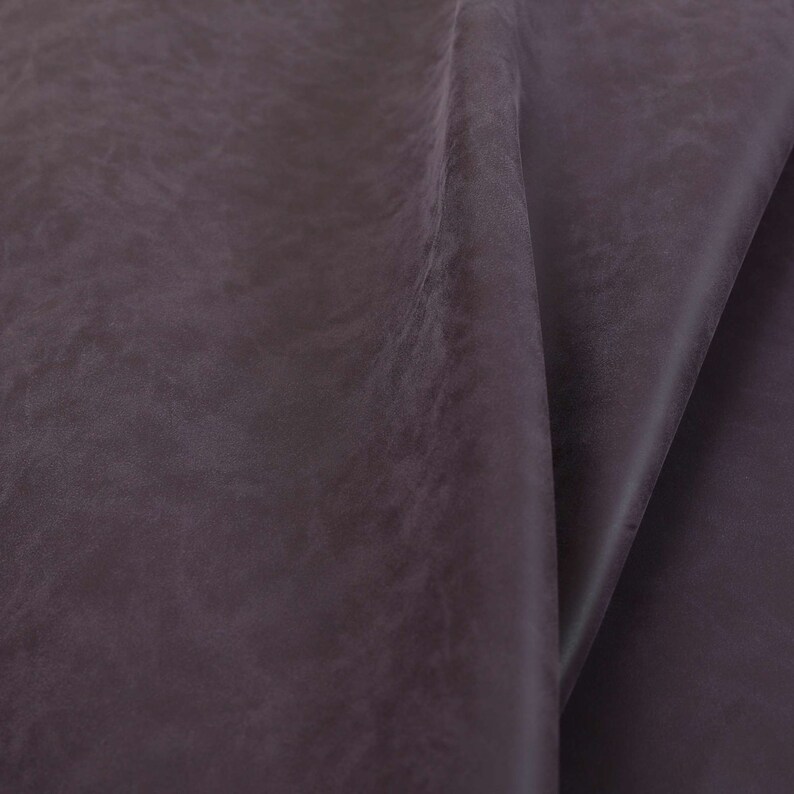 Soft Muted Matte Faux Nubuck Leather Suede Effect Upholstery Fabric for ...