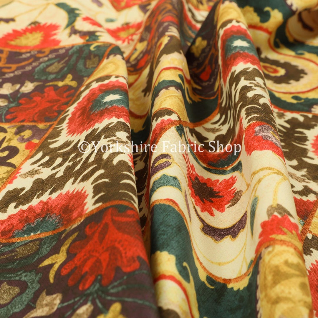 Patchwork Colourful Design New Pattern Velour Printed Velvet - Etsy