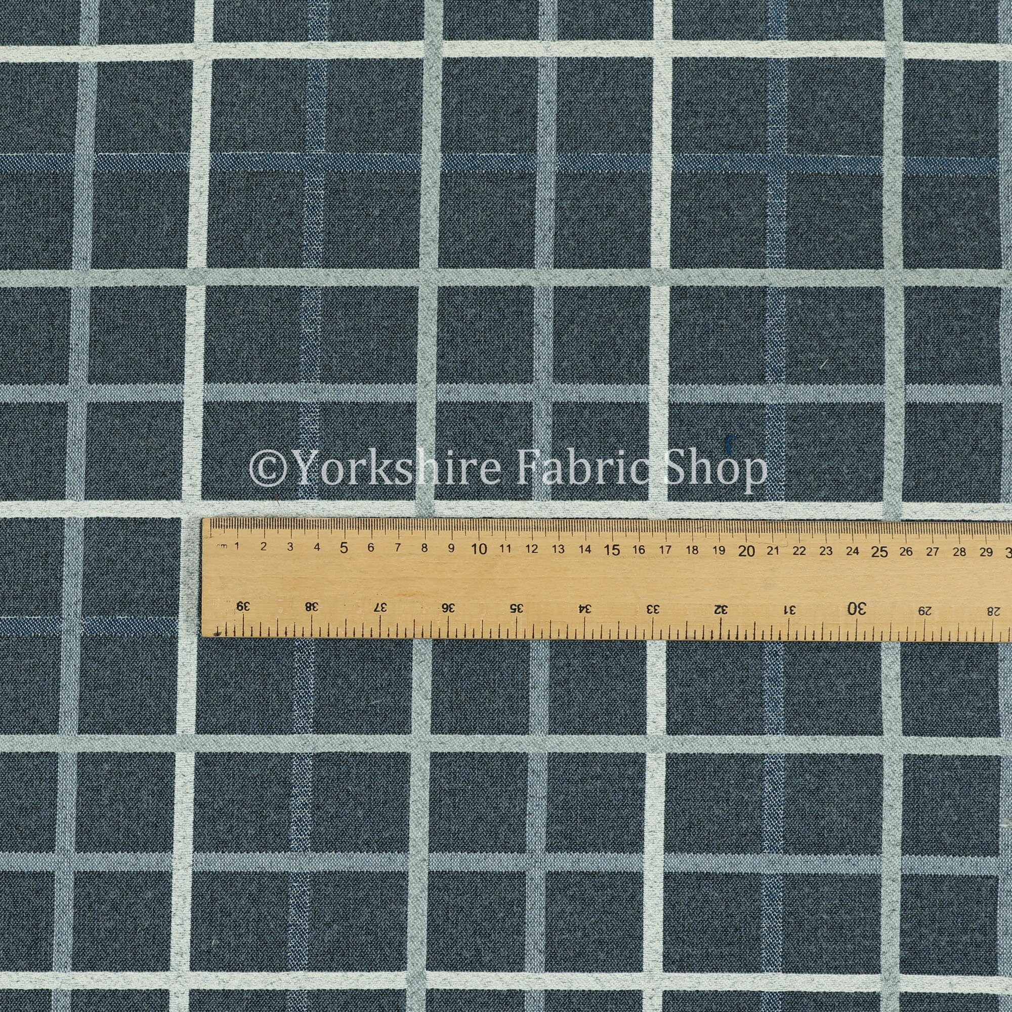 New Blue Colour Tartan Scottish Pattern Soft Touch Wool Effect | Etsy UK