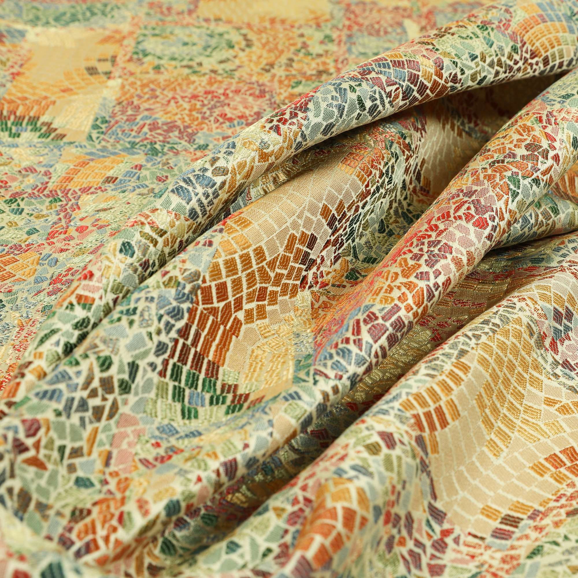 Stunning Stain Glass Mosaic Effect Upholstery Fabric for - Etsy UK