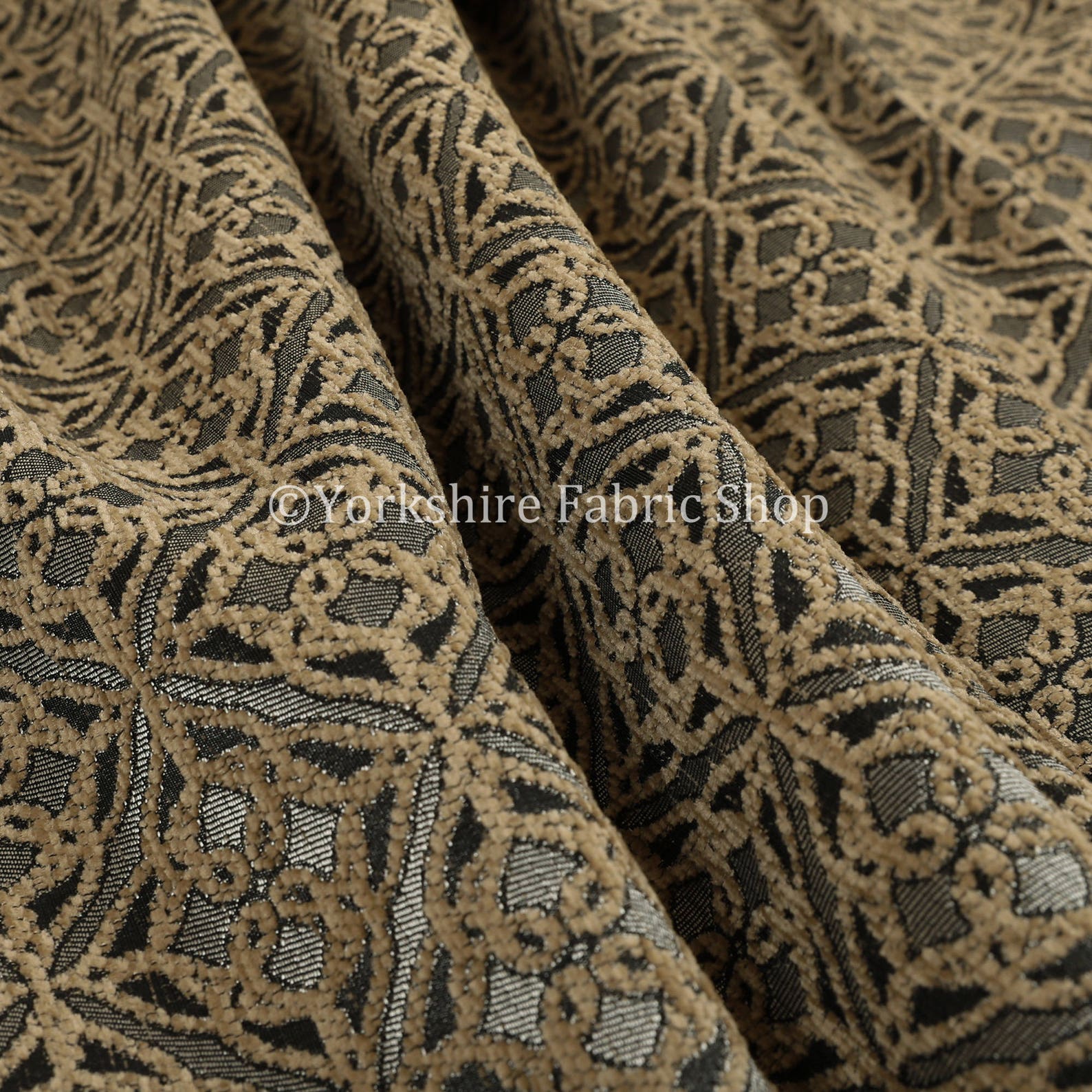 New Modern Small Medallion Geometric Pattern Brown Silver - Etsy