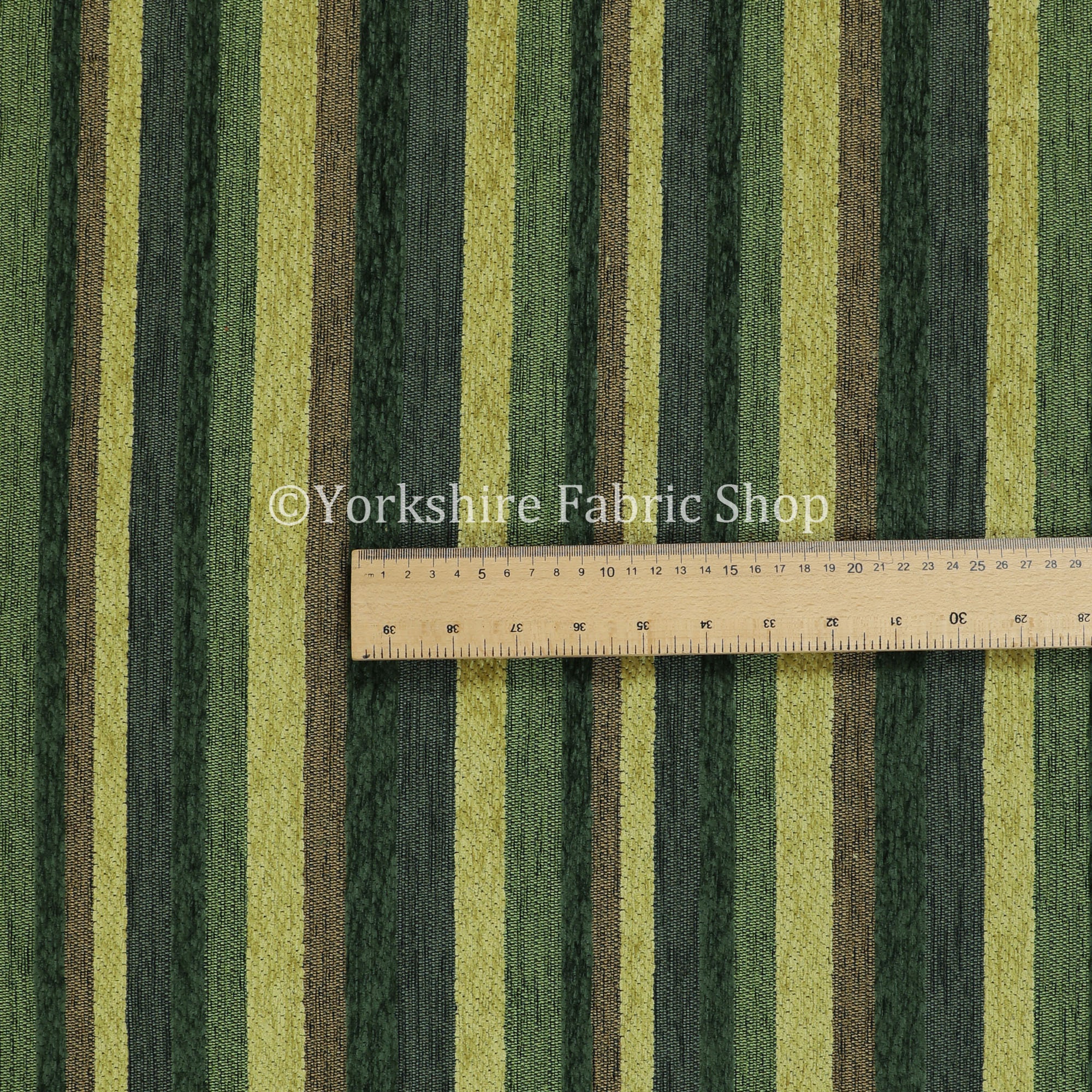 New Modern Designer Soft Luxury Striped Pattern Fabric Green - Etsy