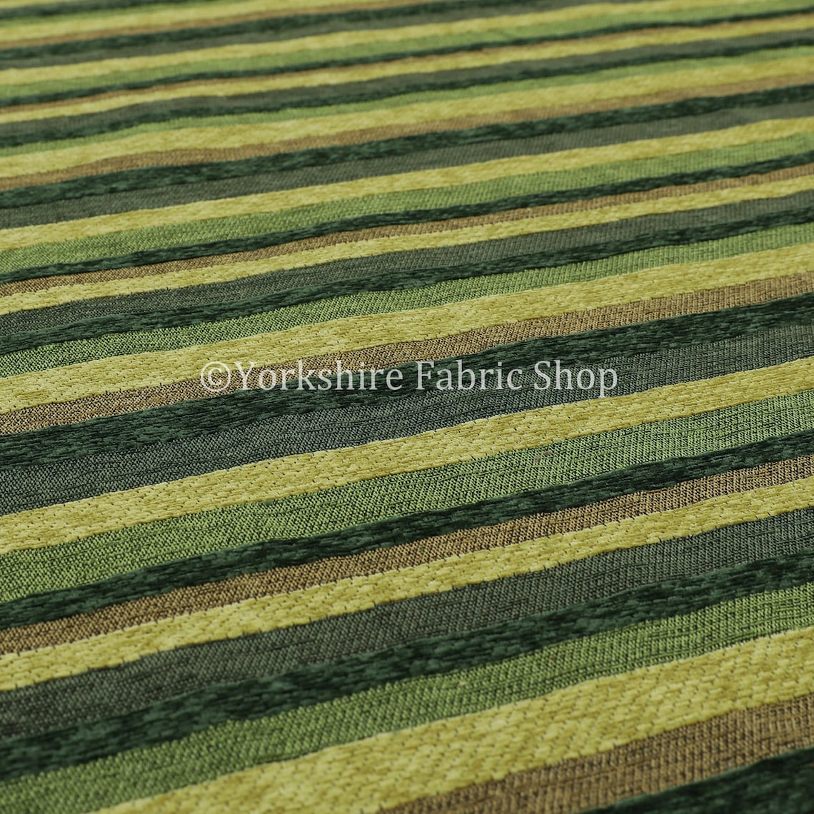 New Modern Designer Soft Luxury Striped Pattern Fabric Green | Etsy