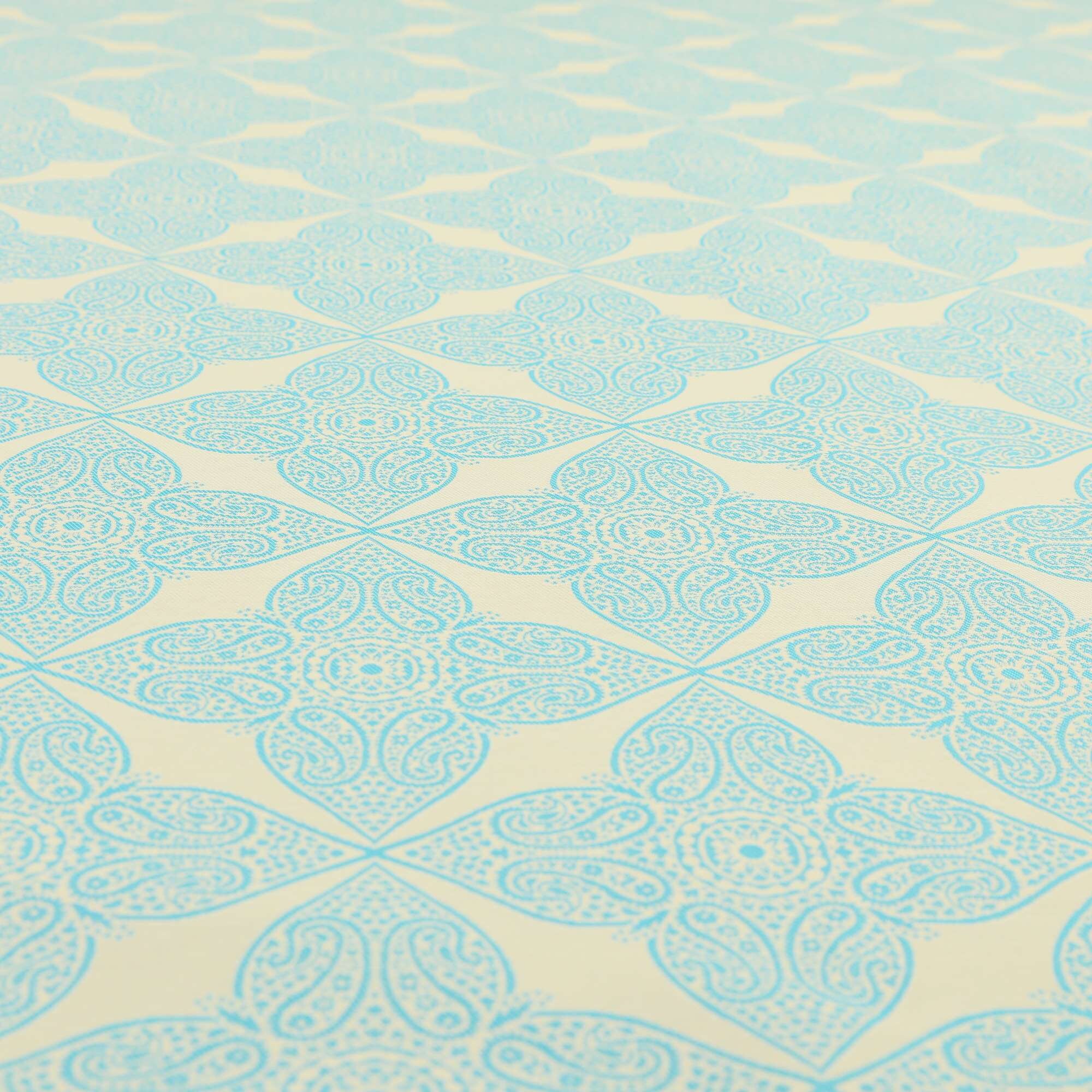 Lightweight Chenille Medallion Pattern Blue Colour Upholstery - Etsy