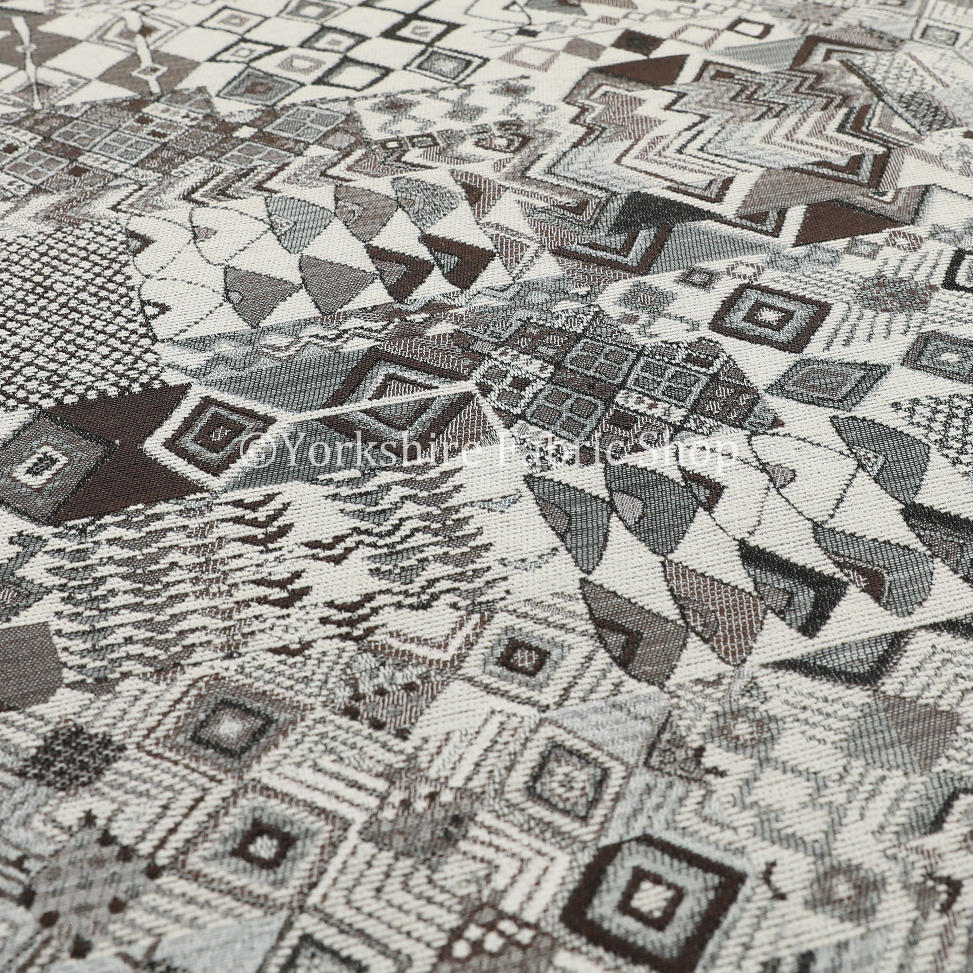 African Tribal Inspired Patchwork Small Motifs Pattern Grey - Etsy