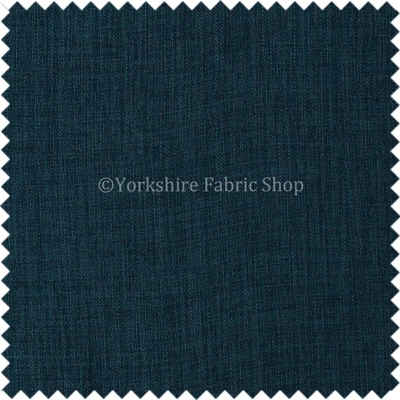 New Soft Designer Linen Look Navy Blue Chenille Fabric Perfect | Etsy