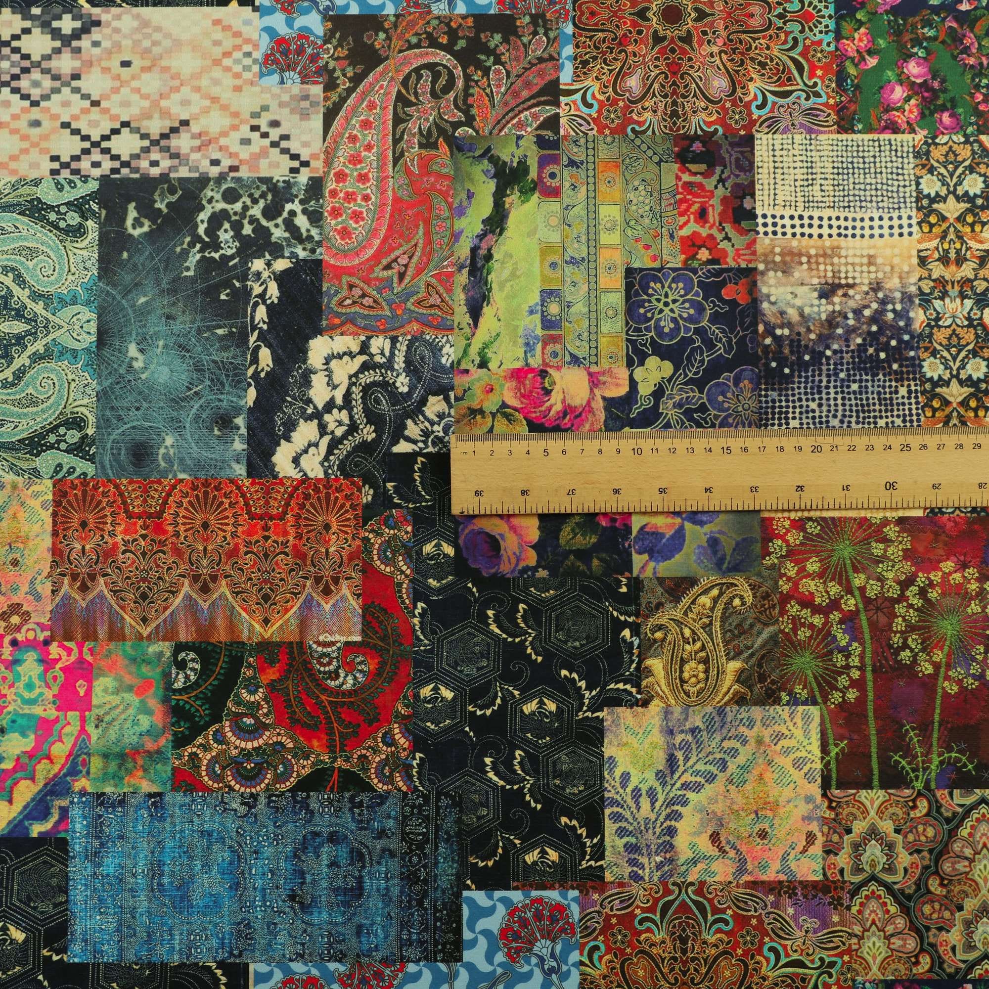 Patchwork Upholstery Fabric