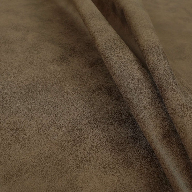 Soft Grain Suede Style Faux Leather Upholstery Fabric for Curtains ...