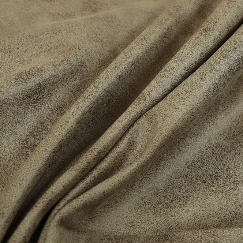 Soft Grain Suede Style Faux Leather Upholstery Fabric for Curtains ...