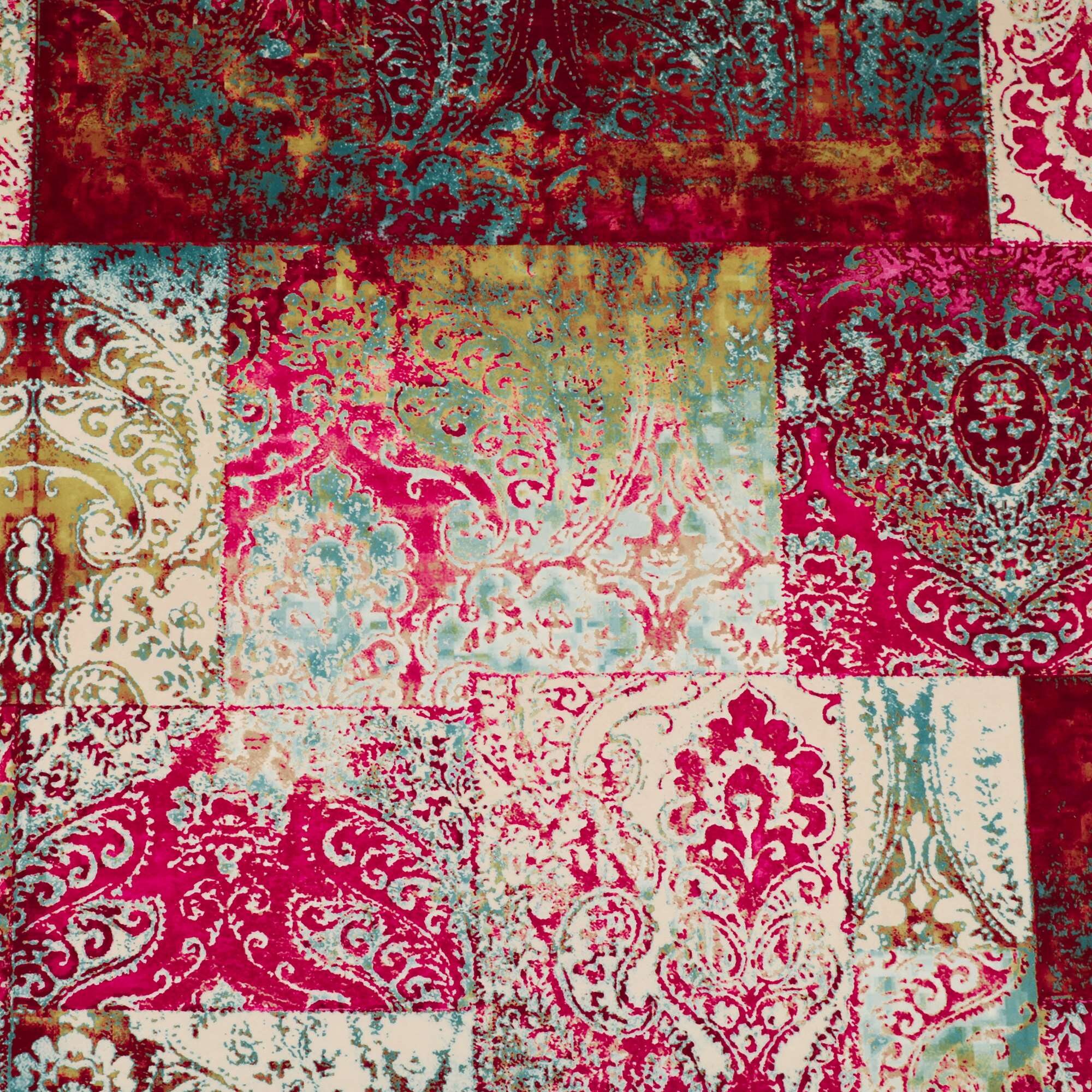 New Soft Printed Velvet Patchwork Damask Traditional Pattern - Etsy