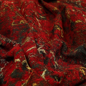 Distressed Metallic Jacquard Upholstery Fabric for Curtains, Cushions ...