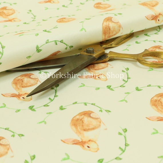 New Rabbit Animal Theme Pattern Velour Velvet Printed - Etsy