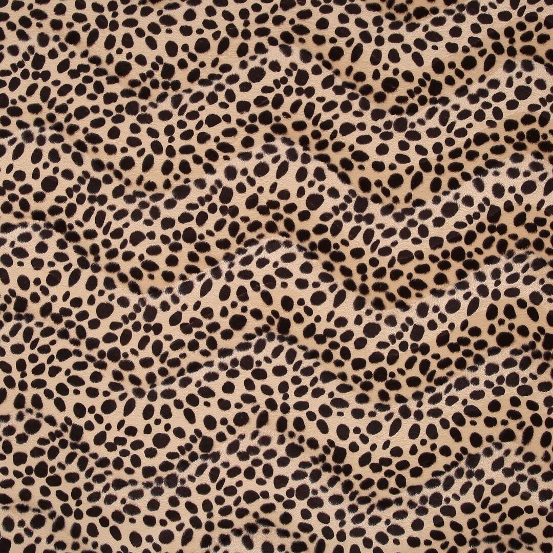 Soft Faux Fur Skin Pattern Cheetah Spots Animal Theme Upholstery ...