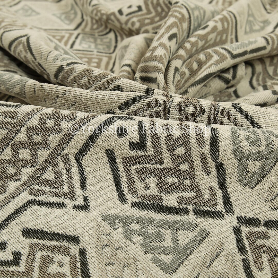 New Kilim Aztec Design Pattern Grey Beige Woven Soft Chenille - Etsy