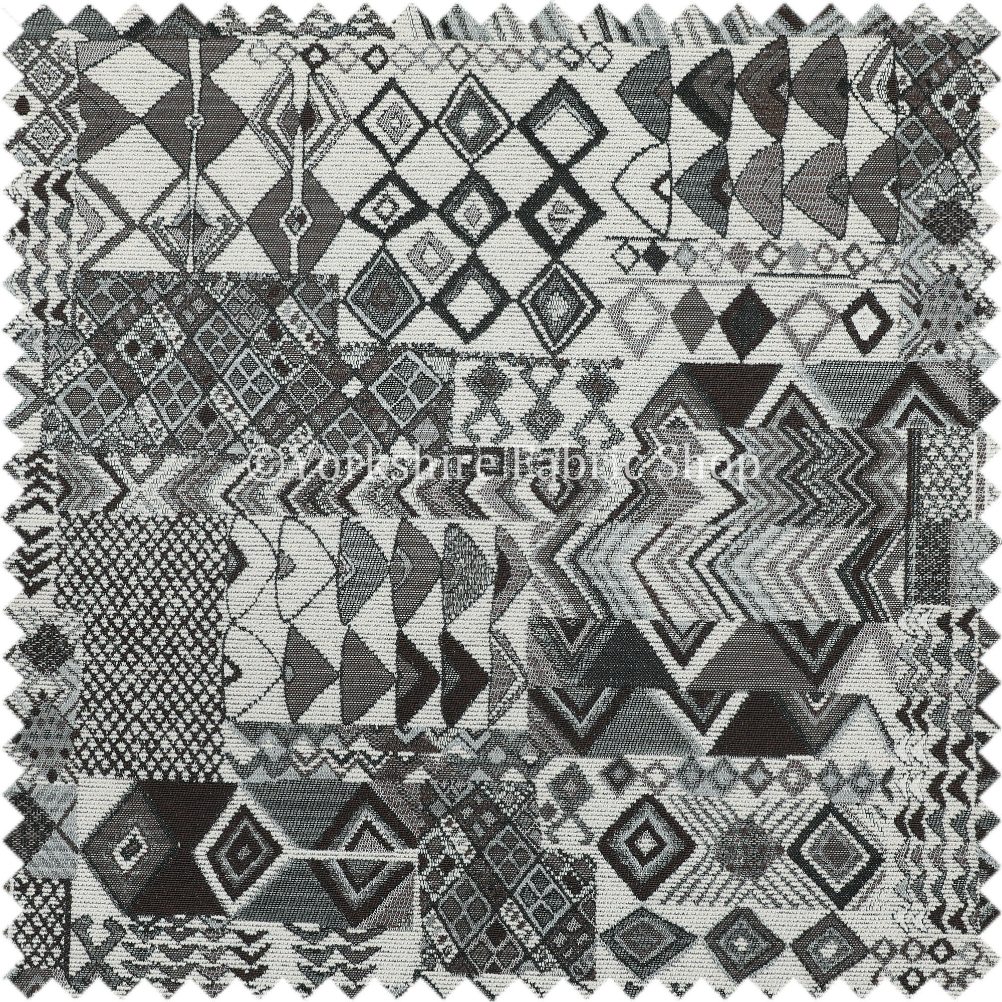 African Tribal Inspired Patchwork Small Motifs Pattern Grey | Etsy