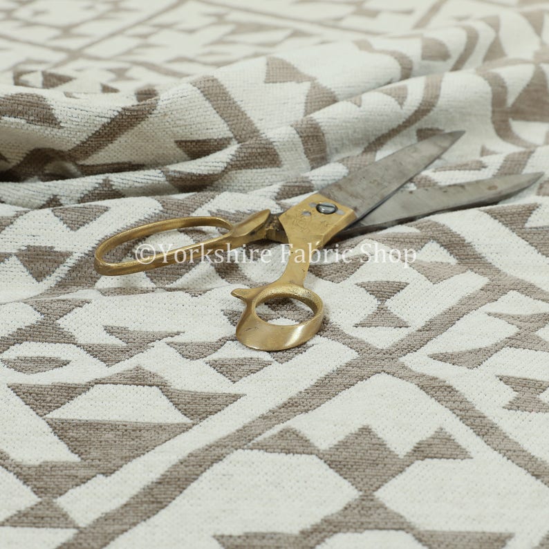 New Modern Geometric Aztec Pattern Cream Brown Interior Soft - Etsy