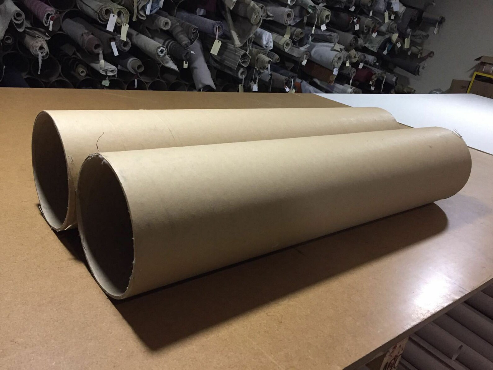 New Furnishing Fabrics Strong Spiral Cardboard Tube Packing Storage ...