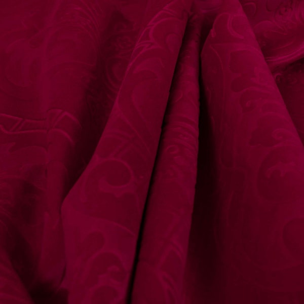 Red Velvet Fabric - Etsy