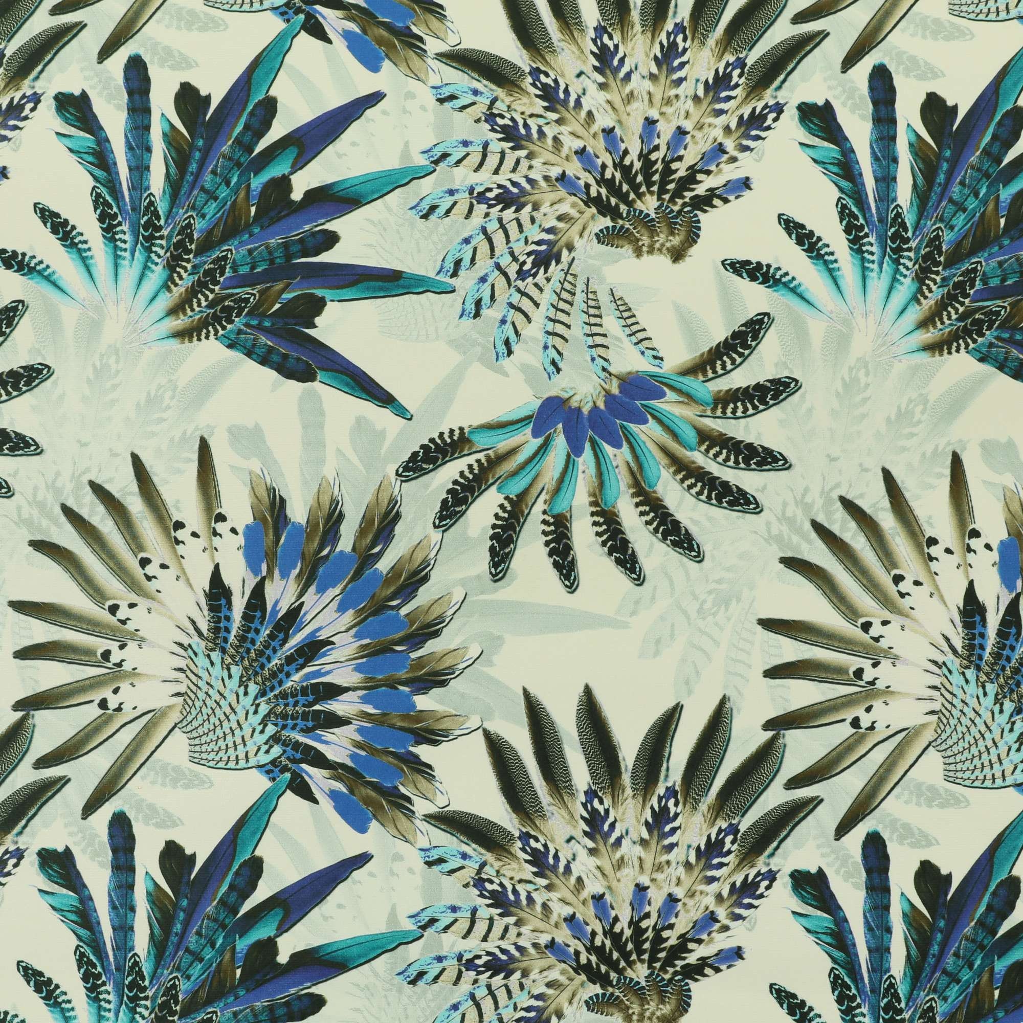 Turquoise Blue Native American Pattern Colourful Velour Velvet - Etsy UK