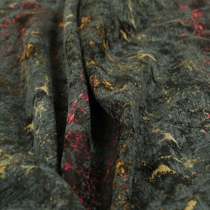 Distressed Metallic Jacquard Upholstery Fabric for Curtains, Cushions ...