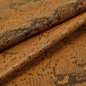 Thick Snakeskin Vinyl Faux Leather Upholstery Fabric for Vehicle ...