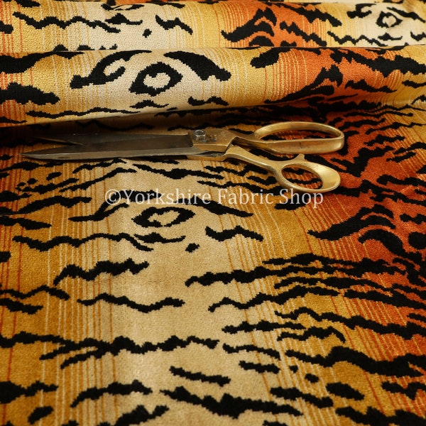 Tiger Stripe Fabric - Etsy