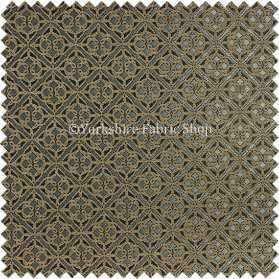 New Modern Small Medallion Geometric Pattern Brown Silver - Etsy